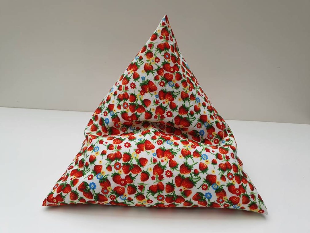 Pyramid Pillow Tablet Pillow Book Pillow Reading Pillow Strawberries ...