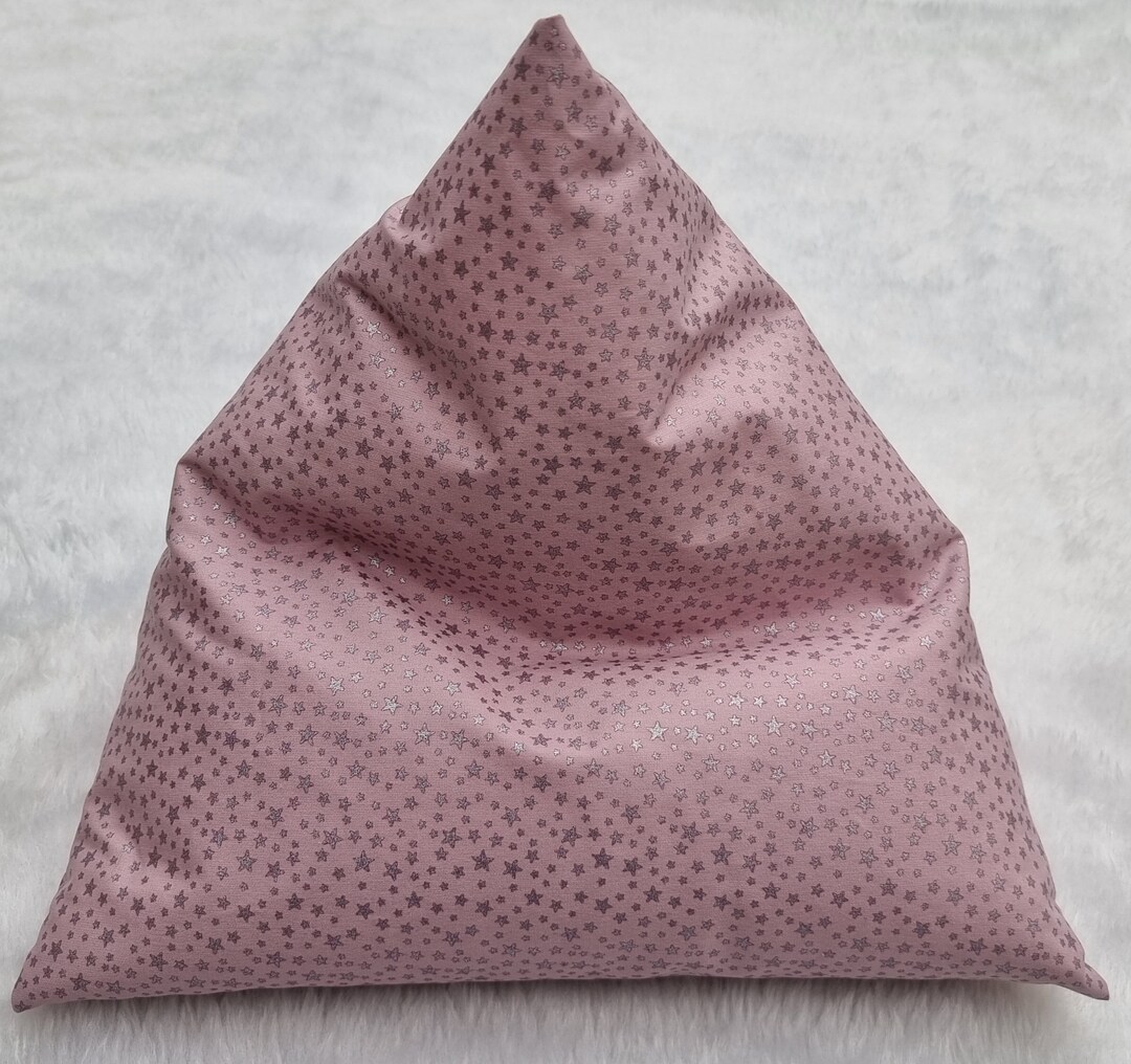 Pyramid Pillow Tablet Pillow Book Cushion Reading Pad Glitter Star for ...