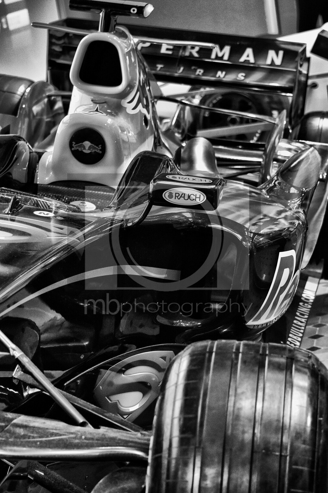 Formula One Car high Contrast Black and White Photograph Print .A4 ...