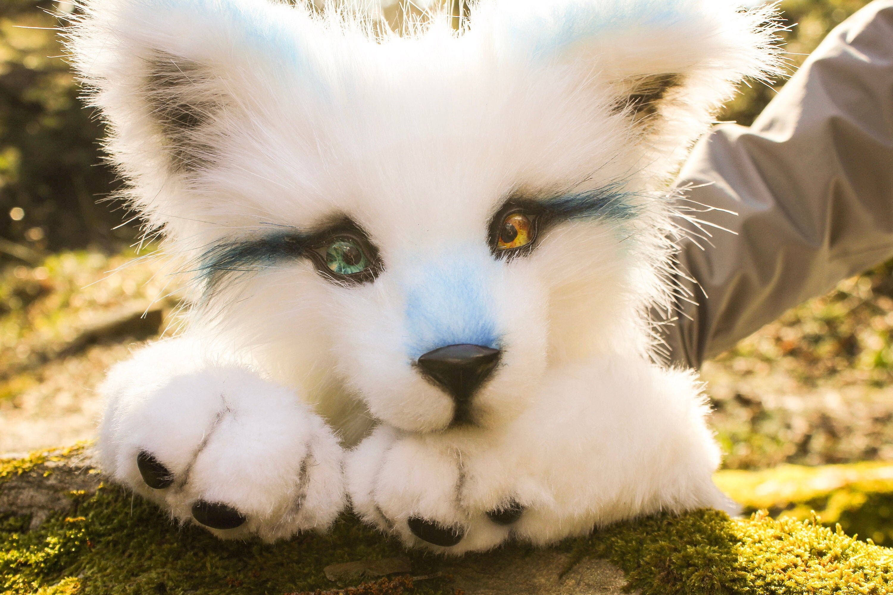 Wolf animal art doll realistic creature ooak posable art doll | Etsy