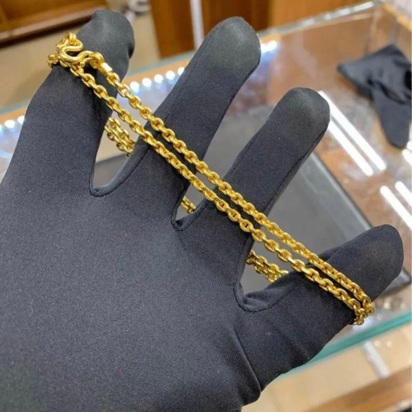 24k Gold Chain - Etsy