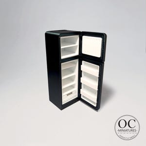 1:12 Scale Model Dollhouse Refridgerator Fridge - 1950s Kitchen - Free ...