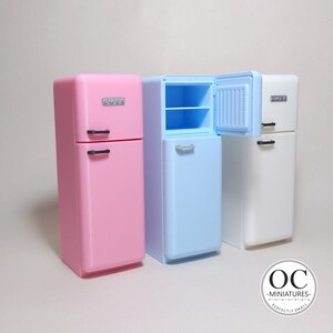 1:12 Scale Model Dollhouse Refridgerator Fridge 1950s Kitchen - Etsy