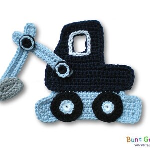 Excavator Crochet Application Excavator Application Young | Etsy