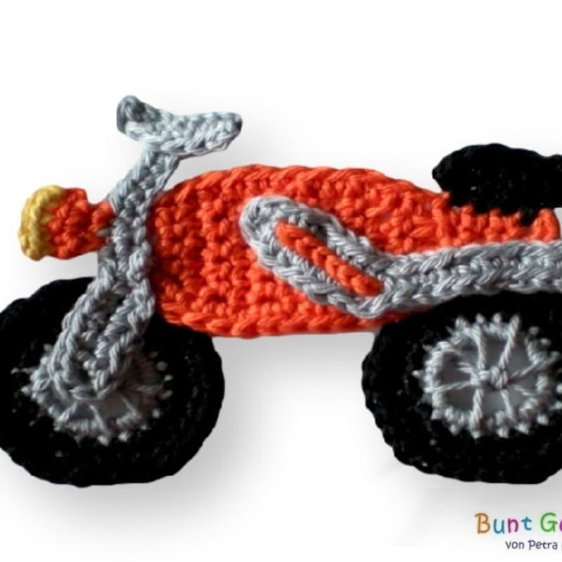 Crochet Motorcycle - Etsy