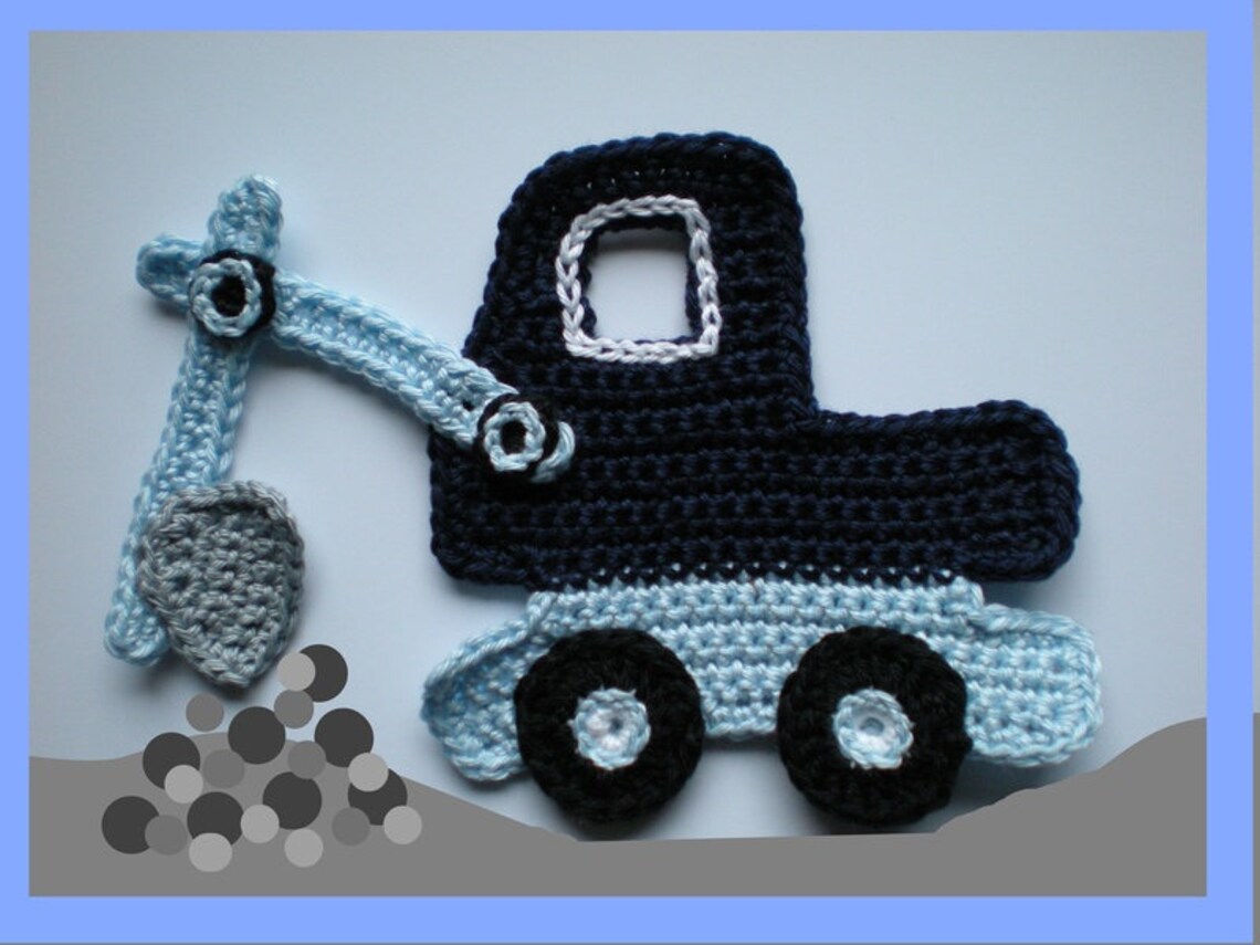 Excavator Crochet Application Excavator Application Young | Etsy