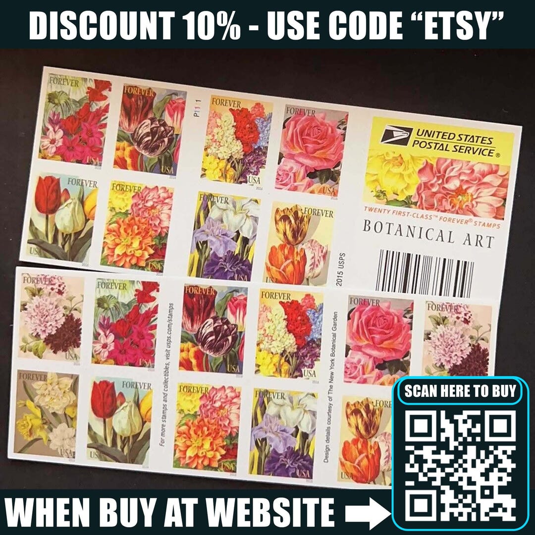 Vintage Stamp Collection – Nature, Events, Flowers, Invitations ...