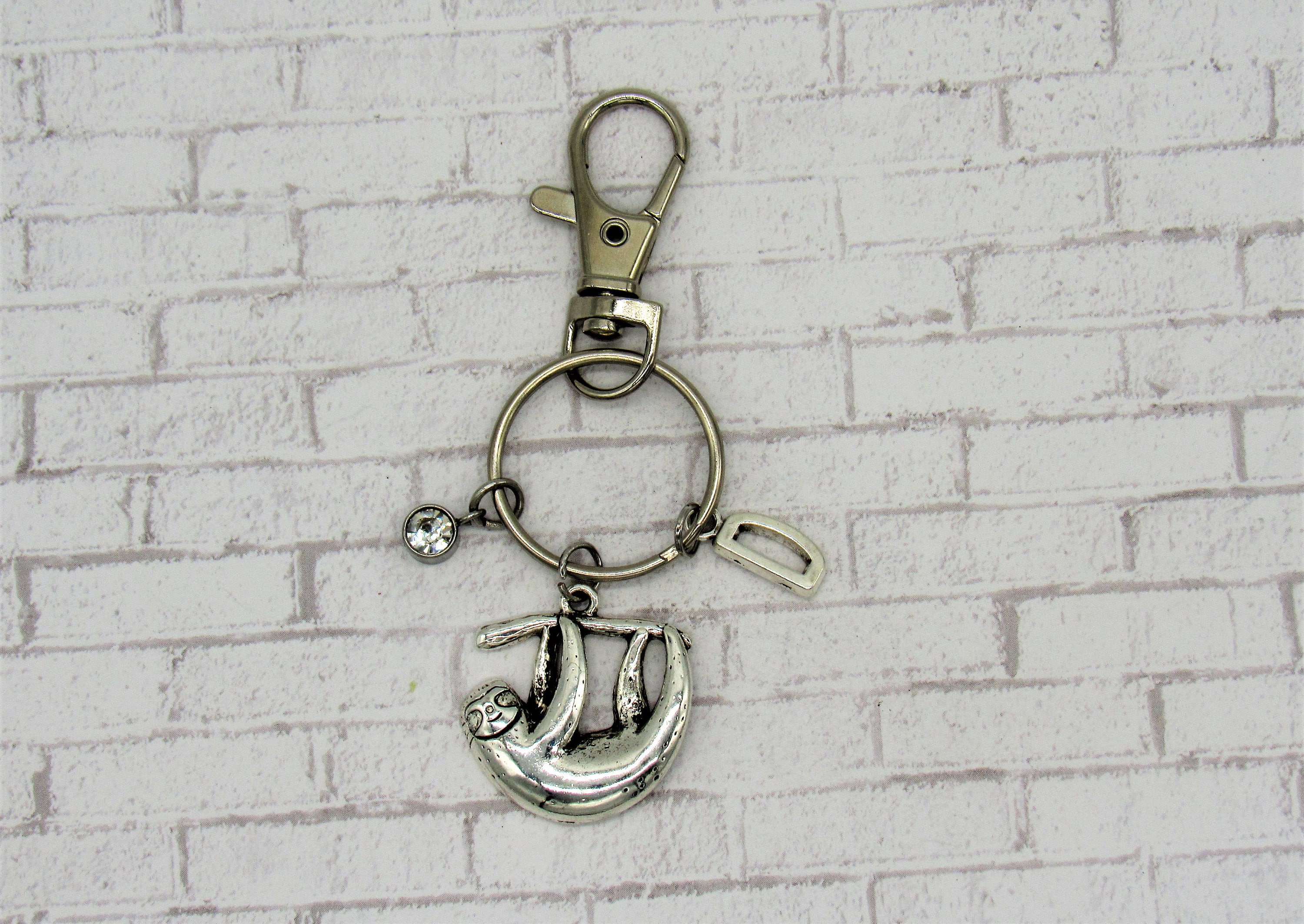 Sloth Gift Sloth Keychain Sloth Keyring Sloth Zipper Pull | Etsy