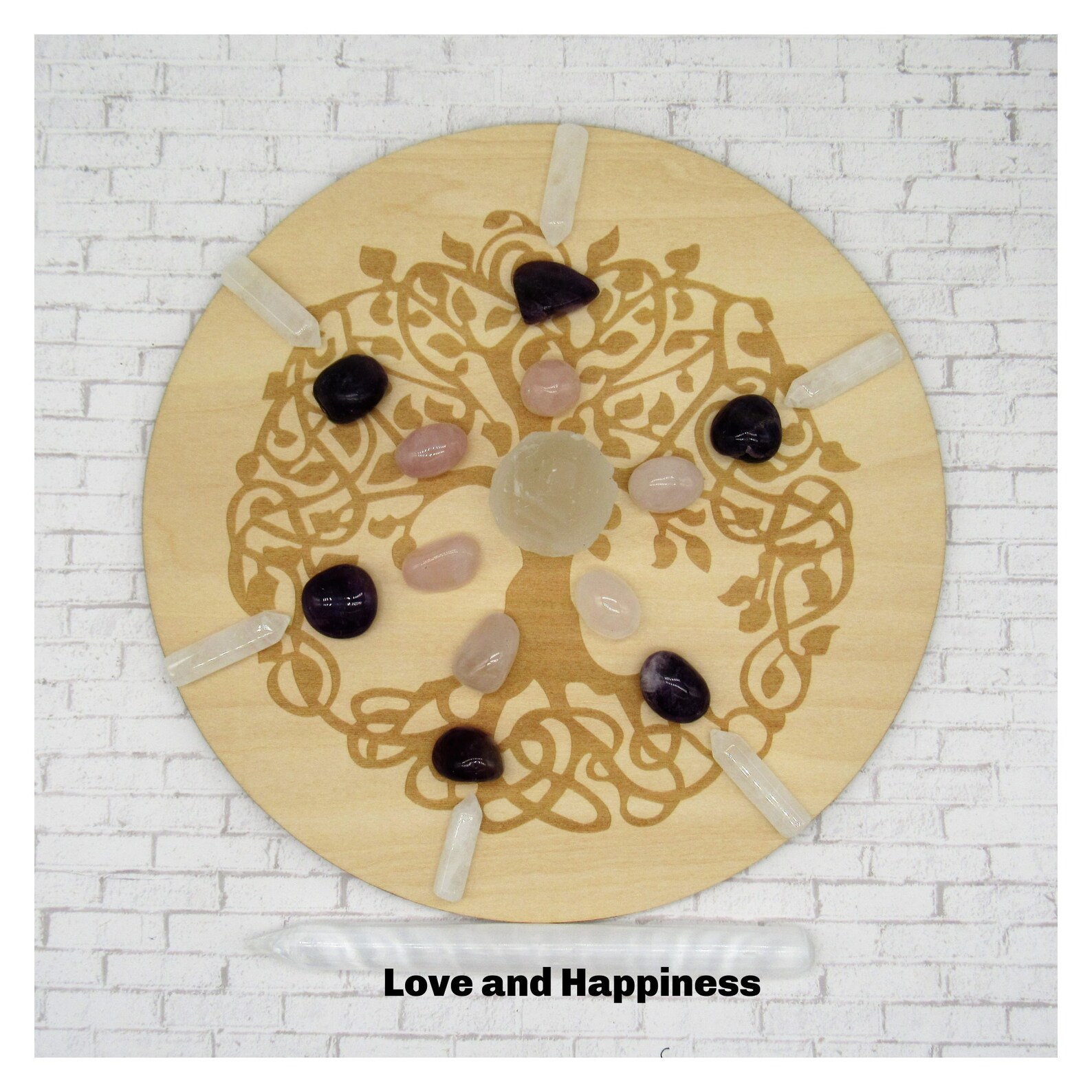 Crystal Grid Kit, Altar Grids, Manifesting Crystals, Tree of Life ...