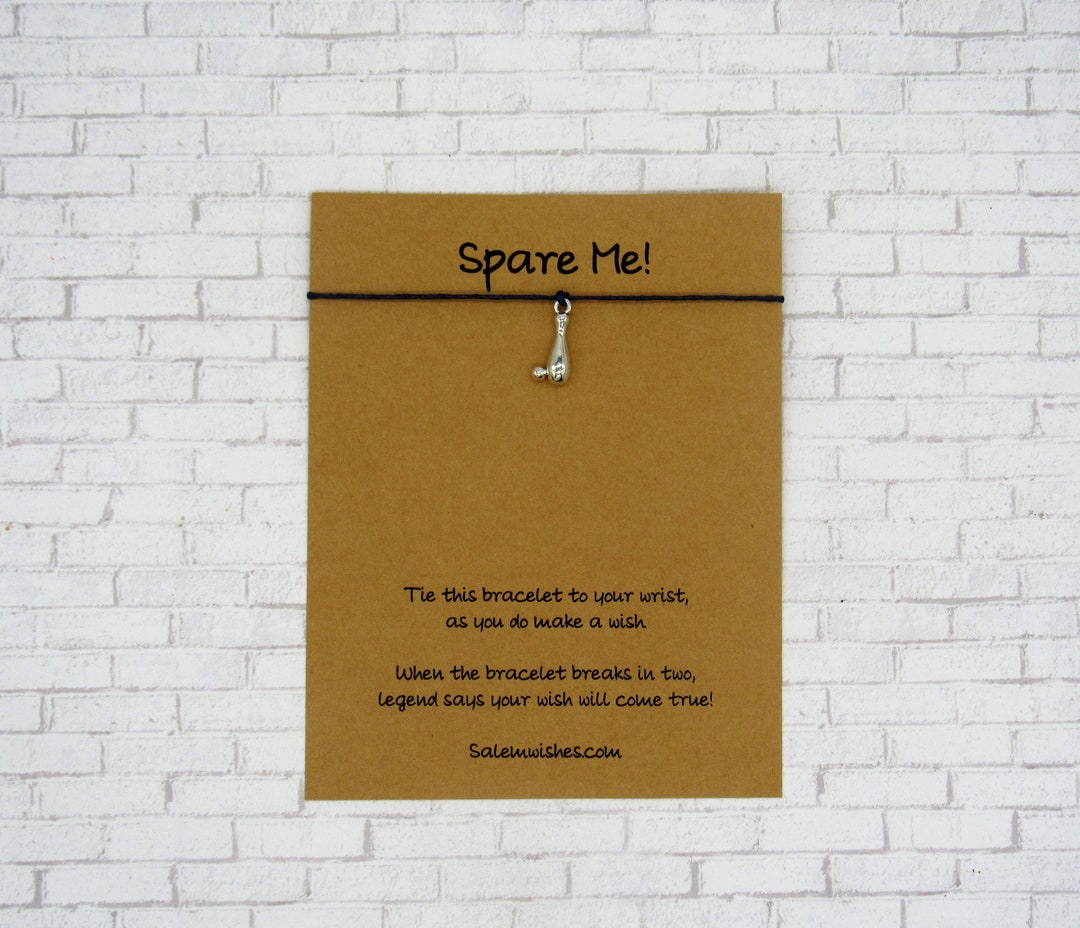 Bowling Gift, Bowling Wish Bracelet, Bowling Team Gift, Gift for Bowler ...