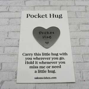 Pocket Hug, Crystal Pocket Hug, Mini Crystal Heart, Protection Stone ...