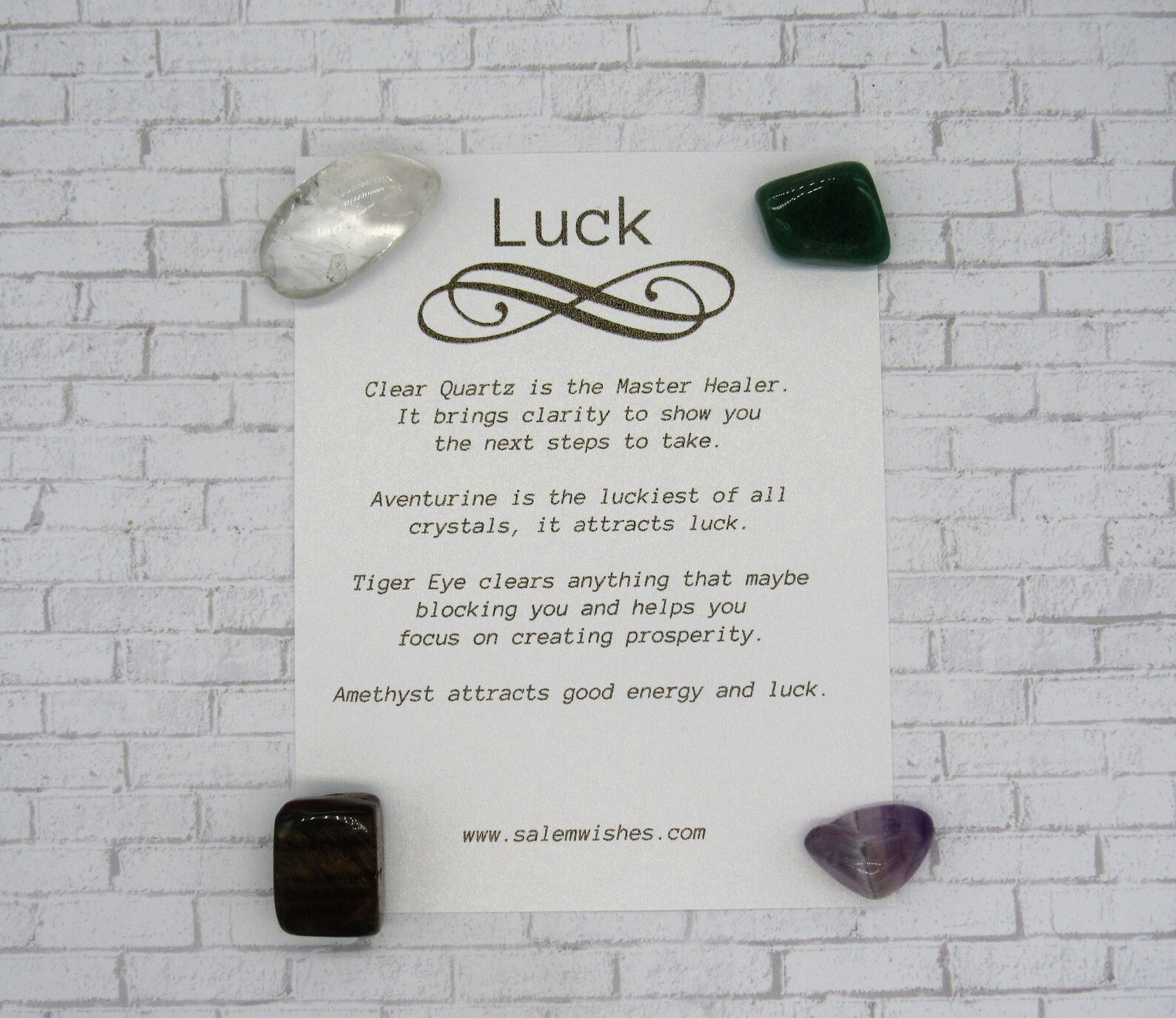 Luck Crystal Set Crystals for Luck Lucky Crystals Good Luck - Etsy