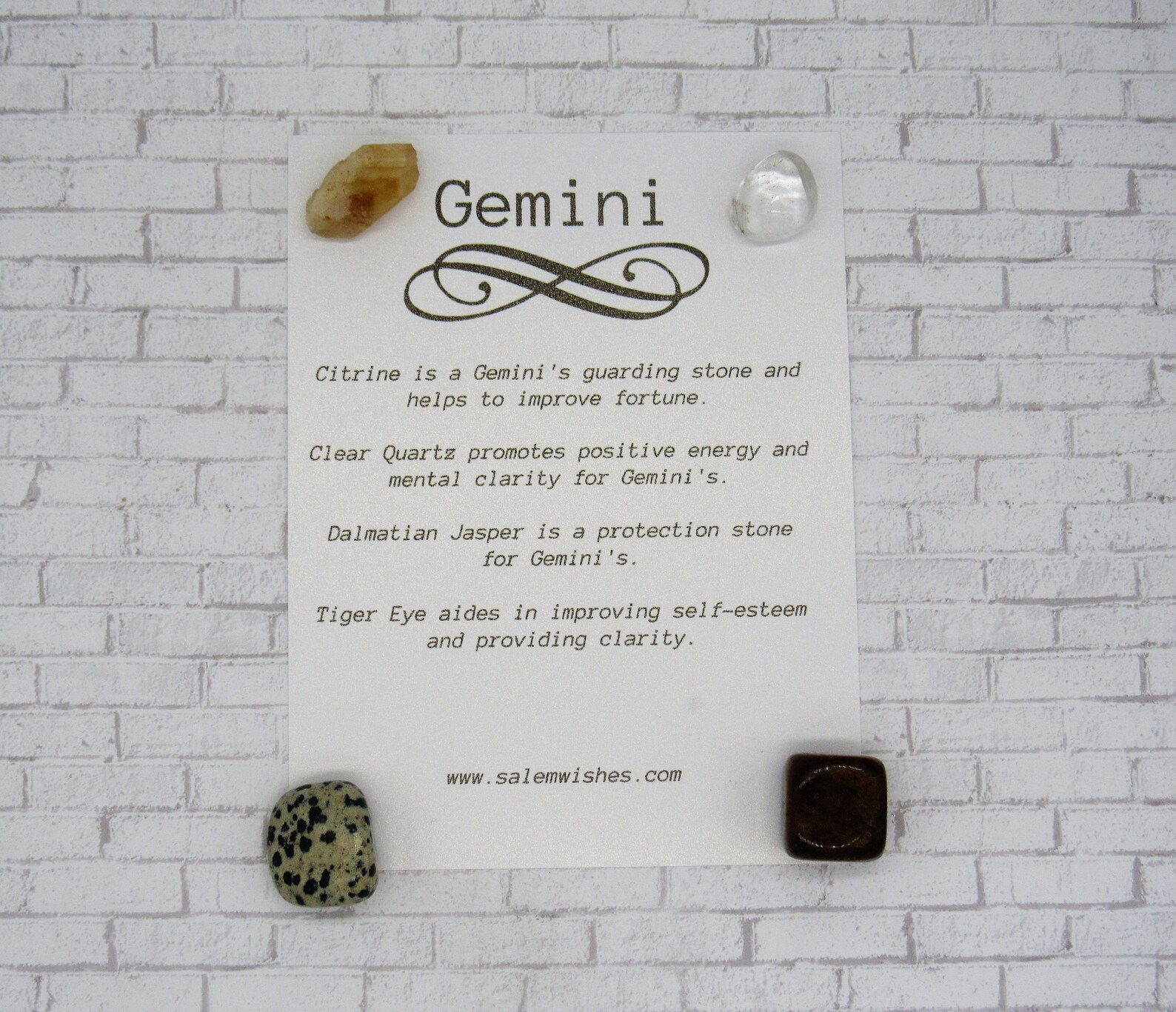 Gemini Crystal Set Gemini Gift Gift for Gemini Gemini - Etsy