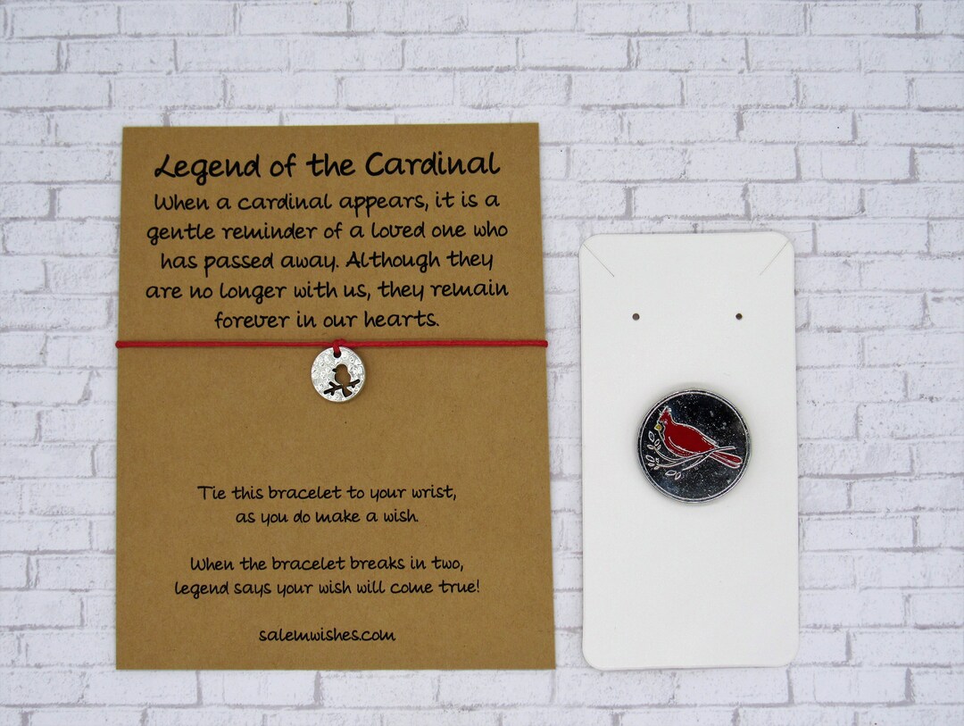Cardinal Gift Set, Legend of the Carinal, Cardinal Wish Bracelet ...