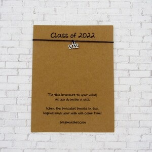 Class of 2025 Gift, Class of 2025 Wish Bracelet, 2025 Gift, Back to ...