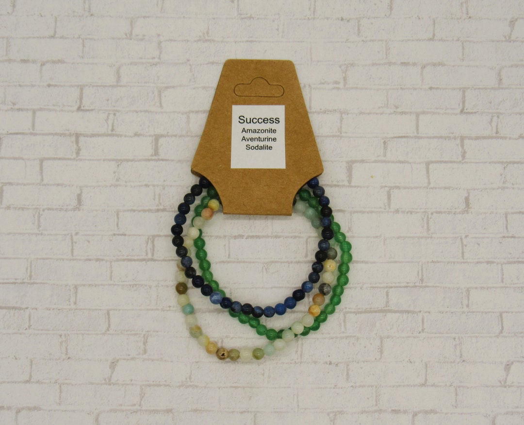 Success Gift Set, Success Crystals, Set of 3, Crystal Bracelets ...