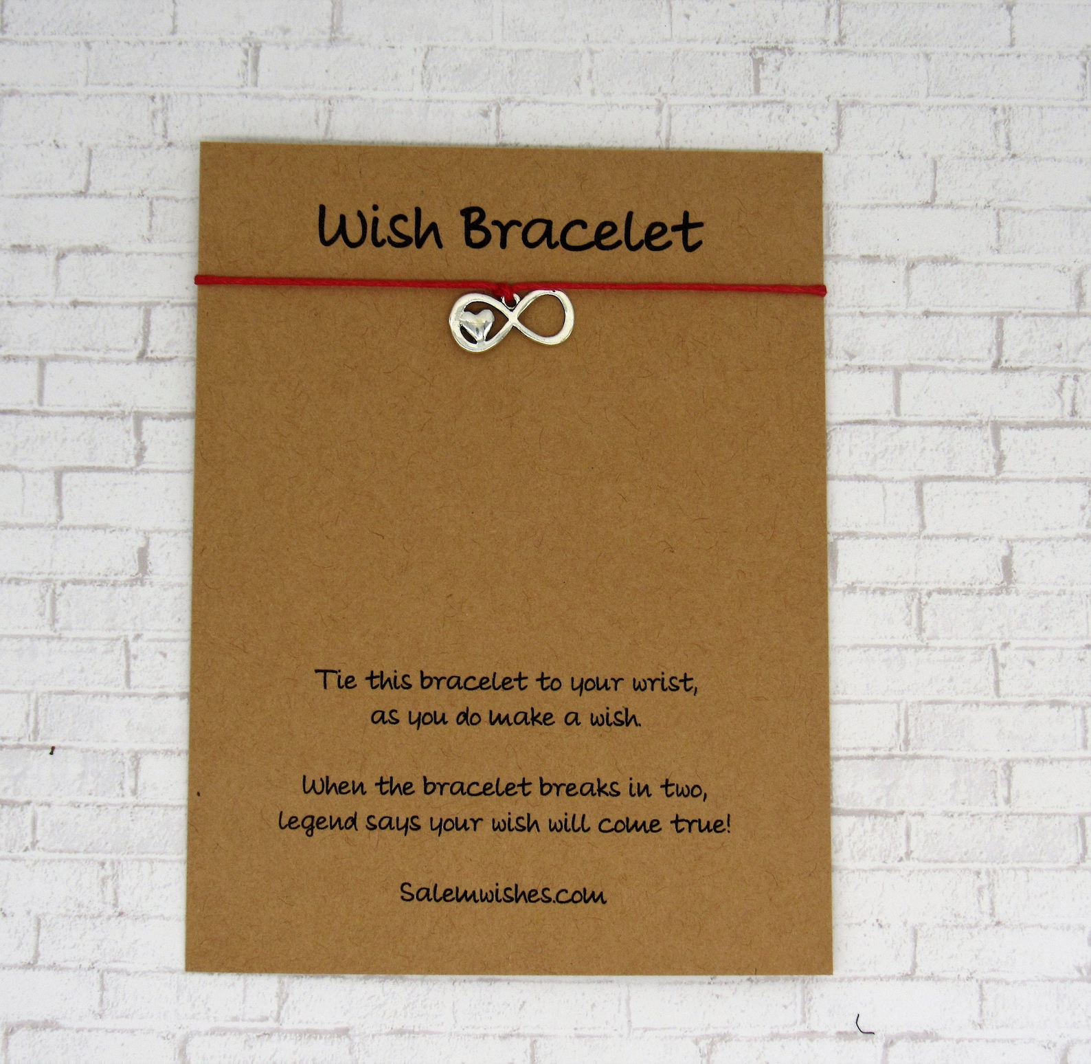 Infinity Gift, Infinity Wish Bracelet, Infinity Jewelry, I Love You ...