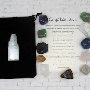 Beginners Crystal, Crystals Set, Starter Crystal Set, Healing Crystals ...