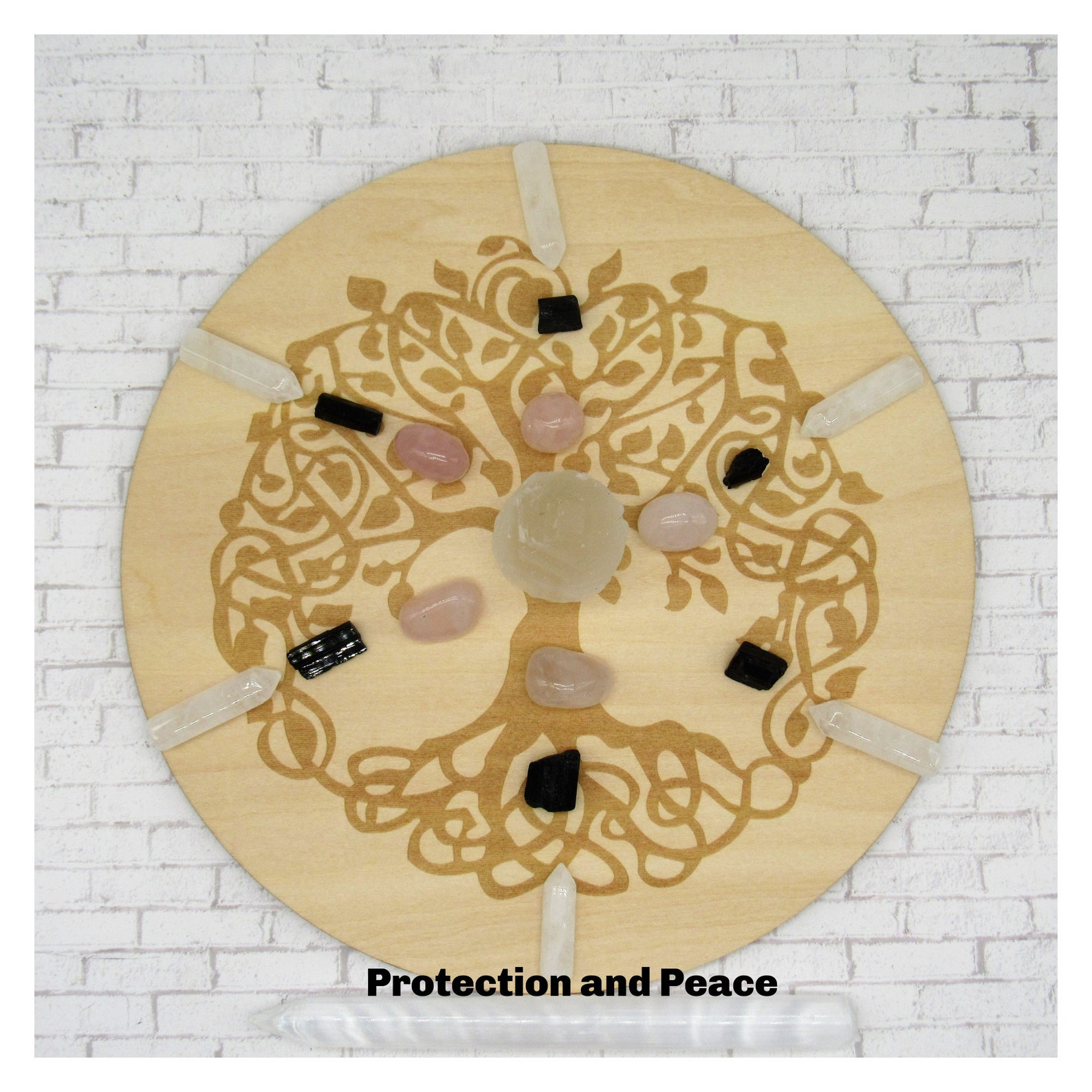 Crystal Grid Kit, Altar Grids, Manifesting Crystals, Tree of Life ...