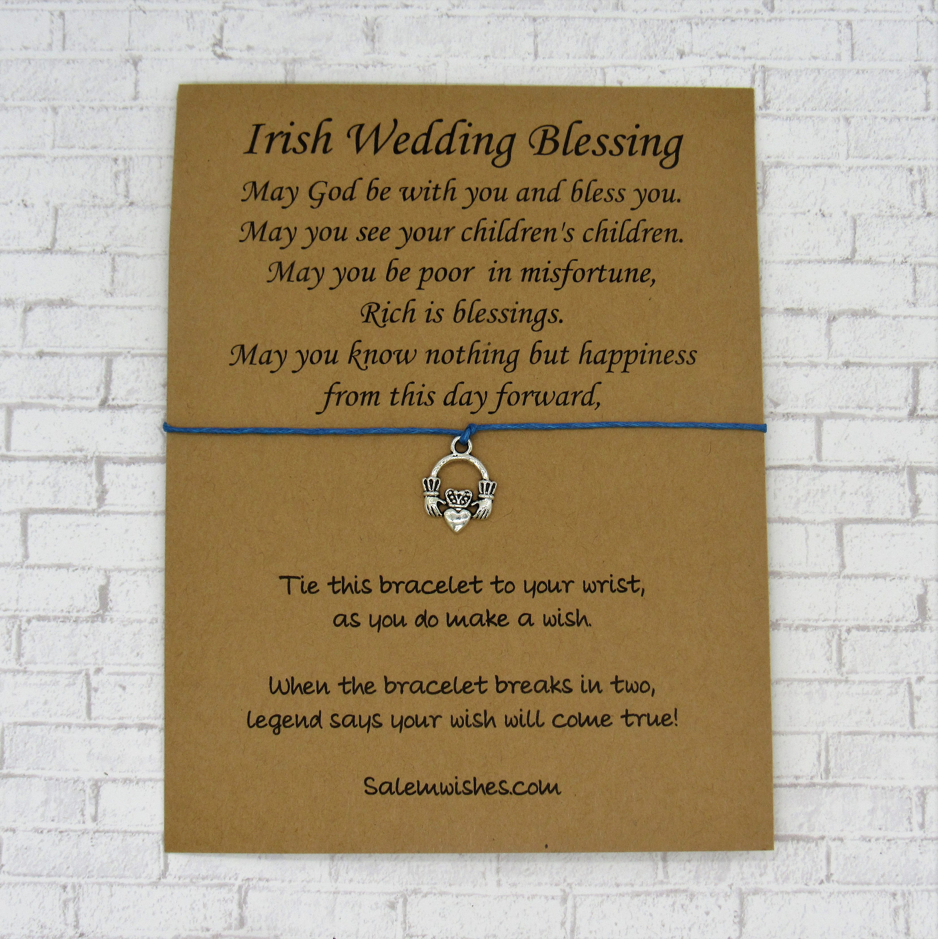 Irish Wedding Gift Irish Wedding Blessing Irish Wish | Etsy