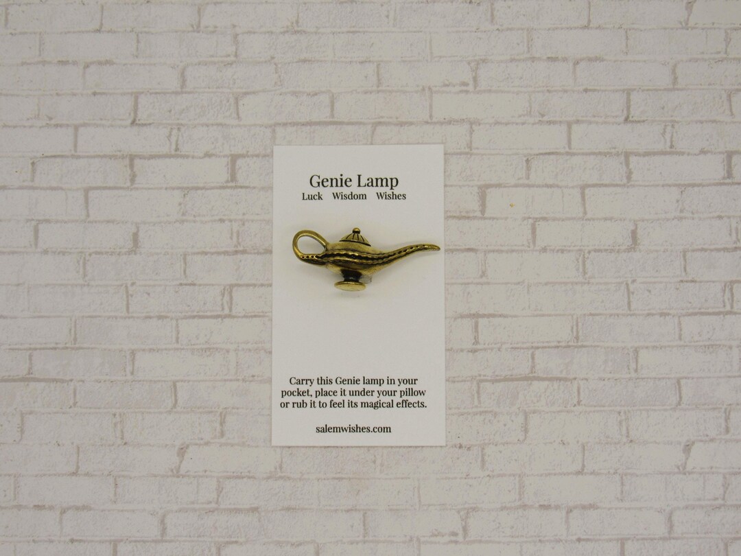 Genie Lamp, Genie Gift, Gift of a Wish, Lucky Charm, Genie Bottle ...