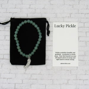Lucky Pickle Bracelet, Pickle Gift, Pickle Bracelet, Pickles, Lucky ...