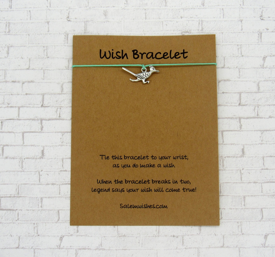 Roadrunner Gift, Roadrunner Wish Bracelet, Running Gift, Gift for ...