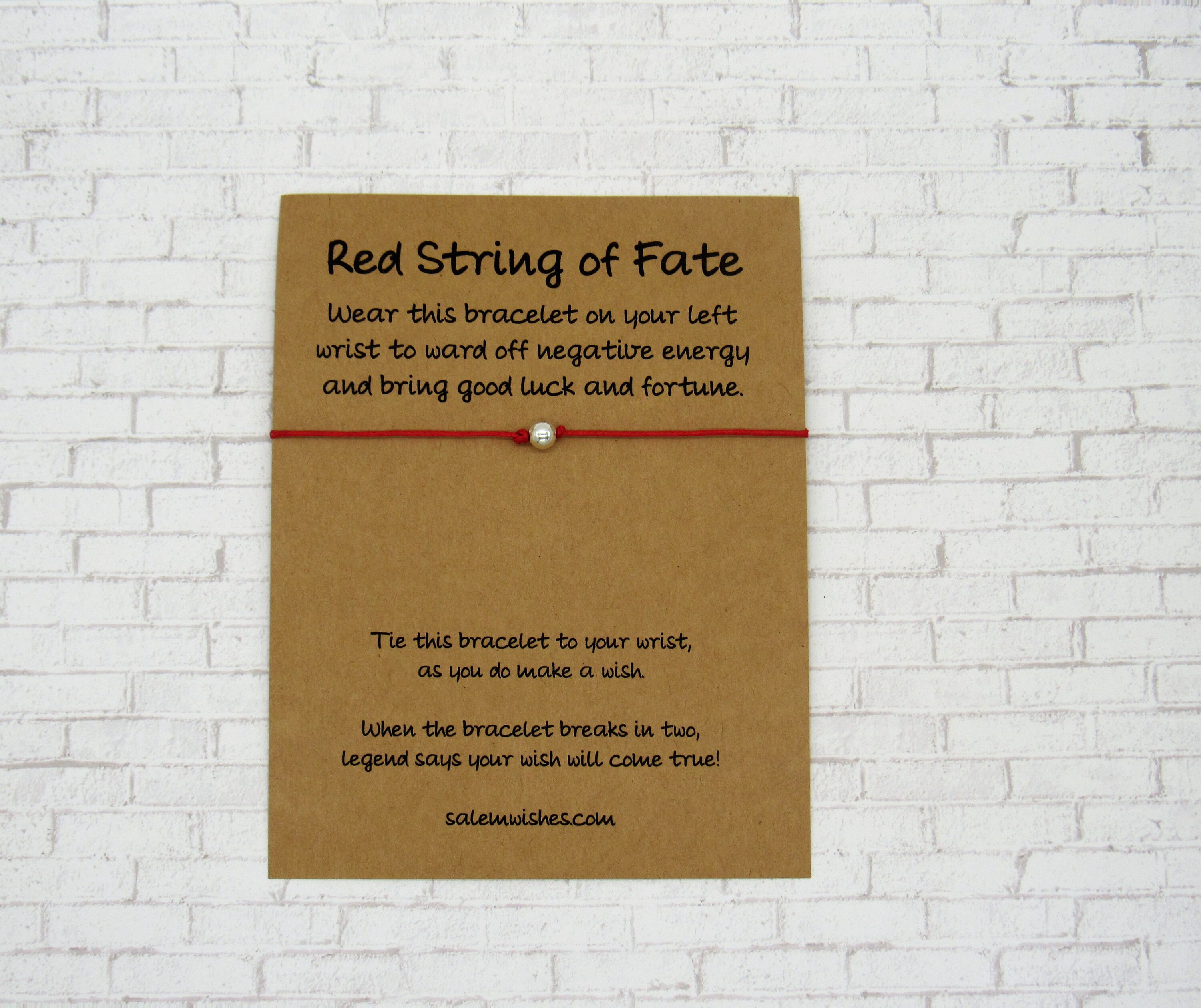 Red String of Fate Red String of Fate Wish Bracelet Red - Etsy Ireland