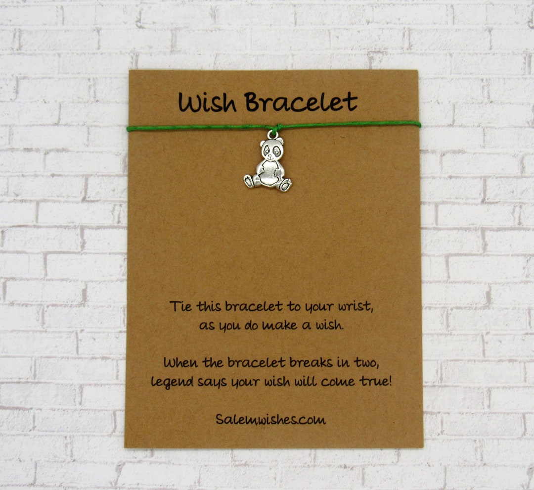 Panda Gift, Panda Wish Bracelet, Panda Bracelet, Panda Gift for Child ...