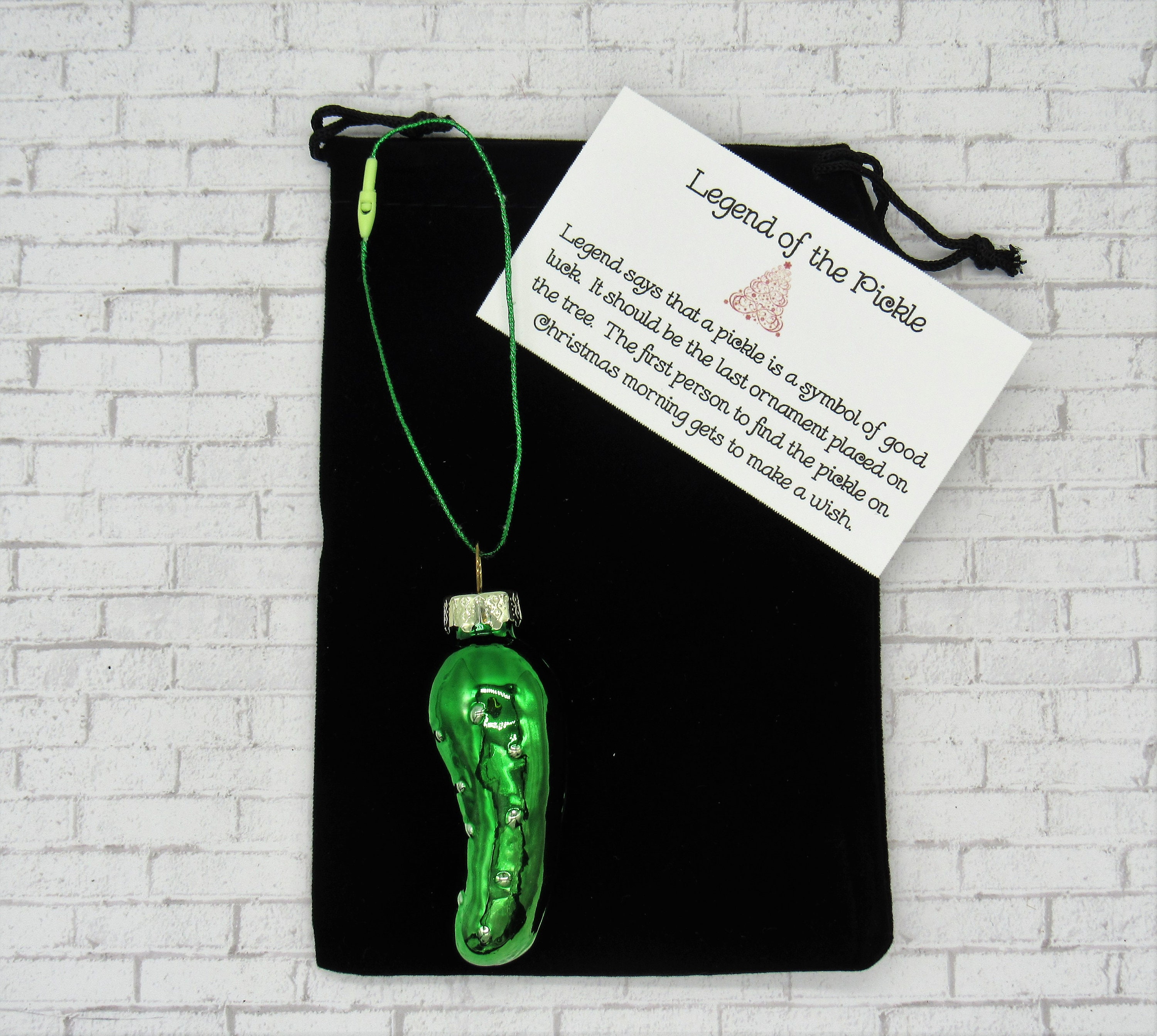 Pickle Ornament, Legend of the Pickle, Christmas Ornament, Christmas ...
