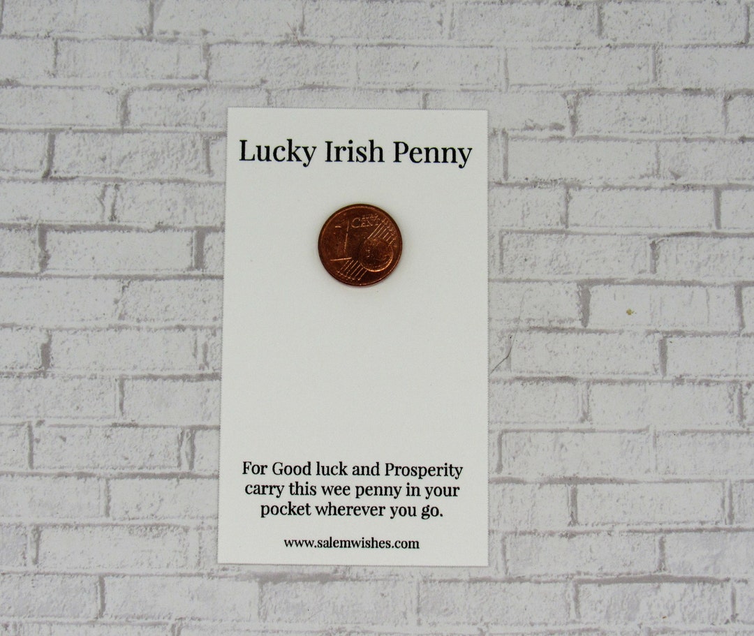 Lucky Irish Gift, Irish Penny, Good Luck Charm, Irish Gift, Irish ...