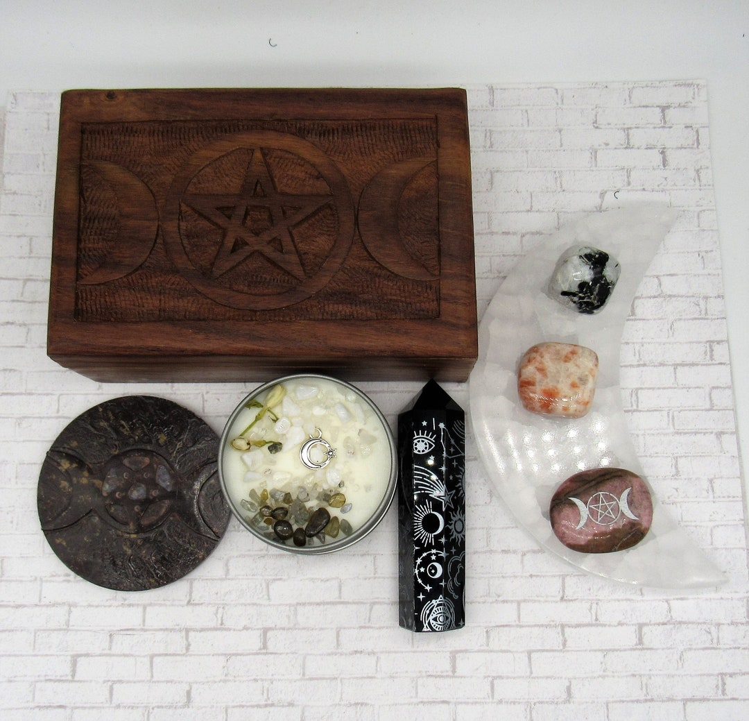 Moon Magic, Triple Moon Gift, Sun and Moon Gift, Healing Crystals ...