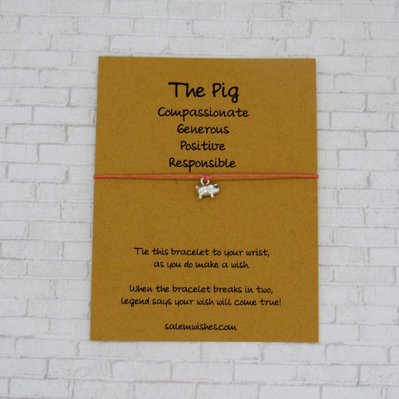 Pig Charm Bracelet - Etsy