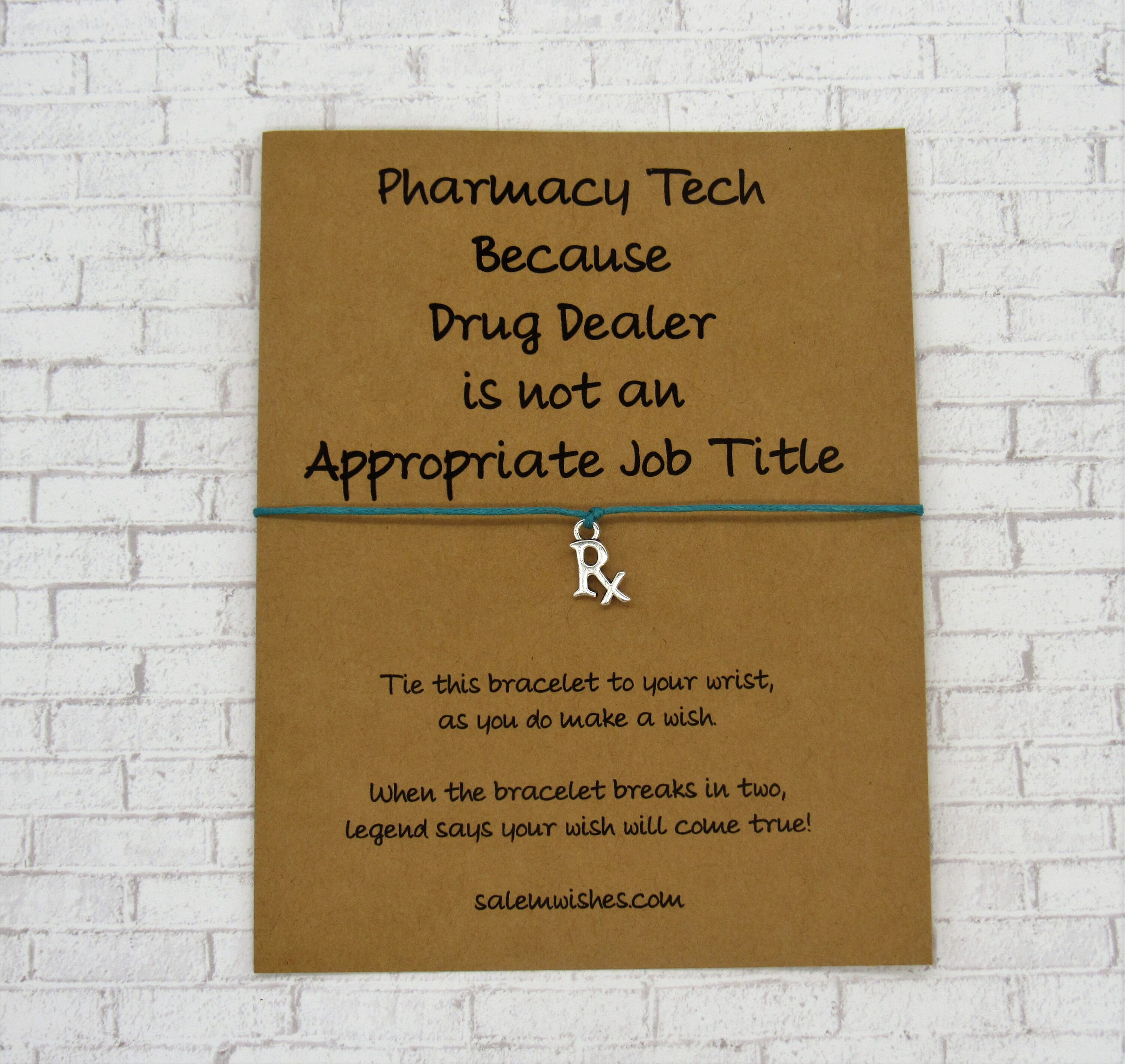 Pharmacy Tech Gift Pharmacist Gift Rx Wish Bracelet | Etsy