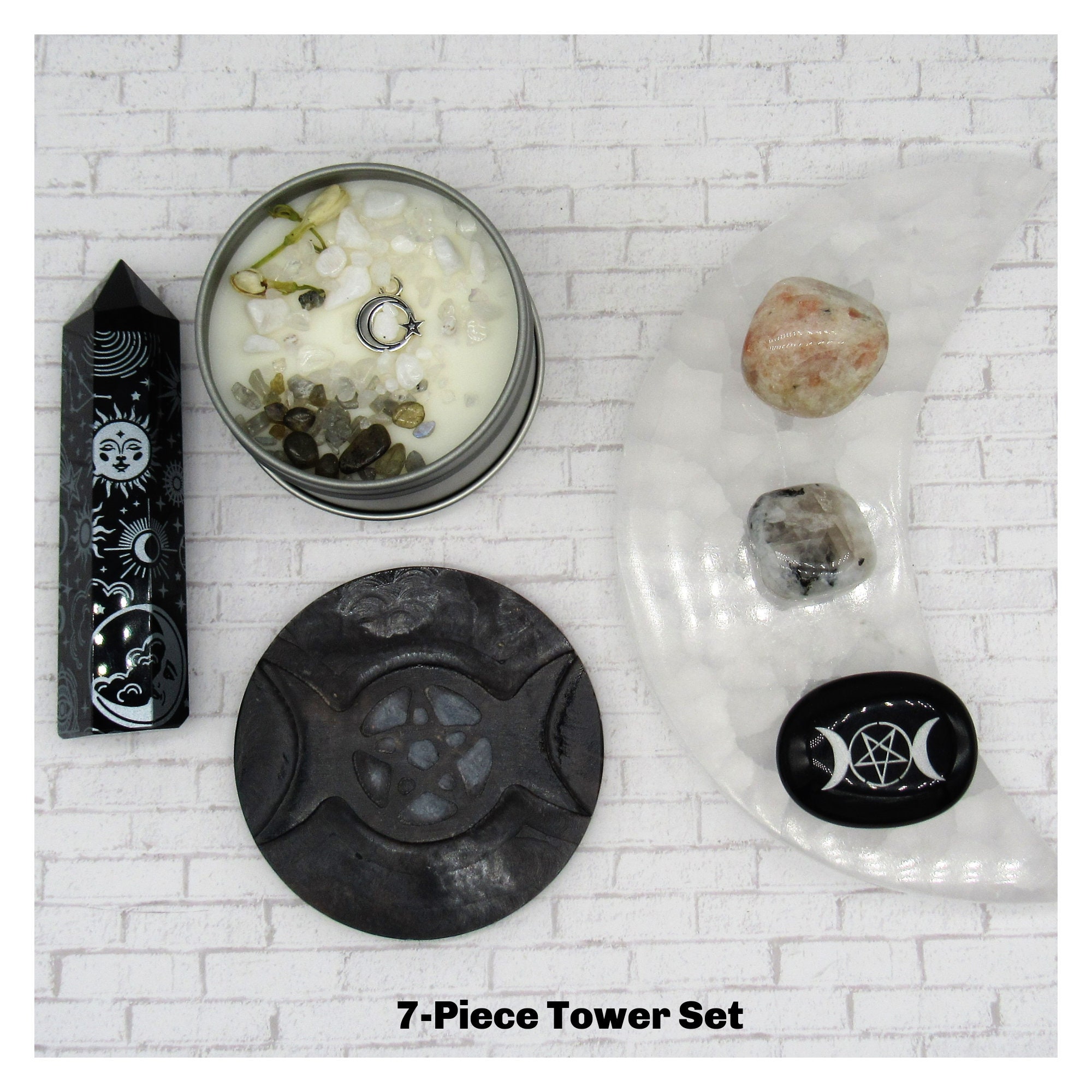 Moon Magic, Triple Moon Gift, Sun and Moon Gift, Healing Crystals ...