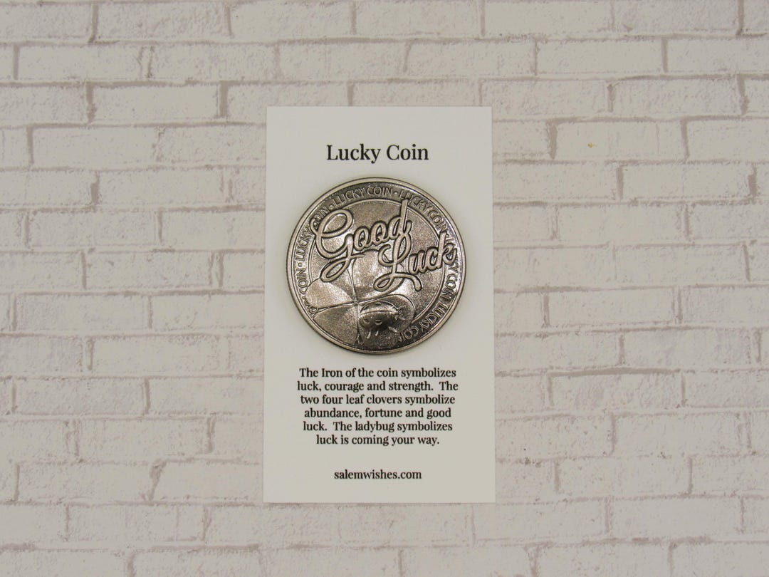 Lucky Coin, Lucky Charm, Good Luck Gift, Pocket Token, Prosperity Gift ...