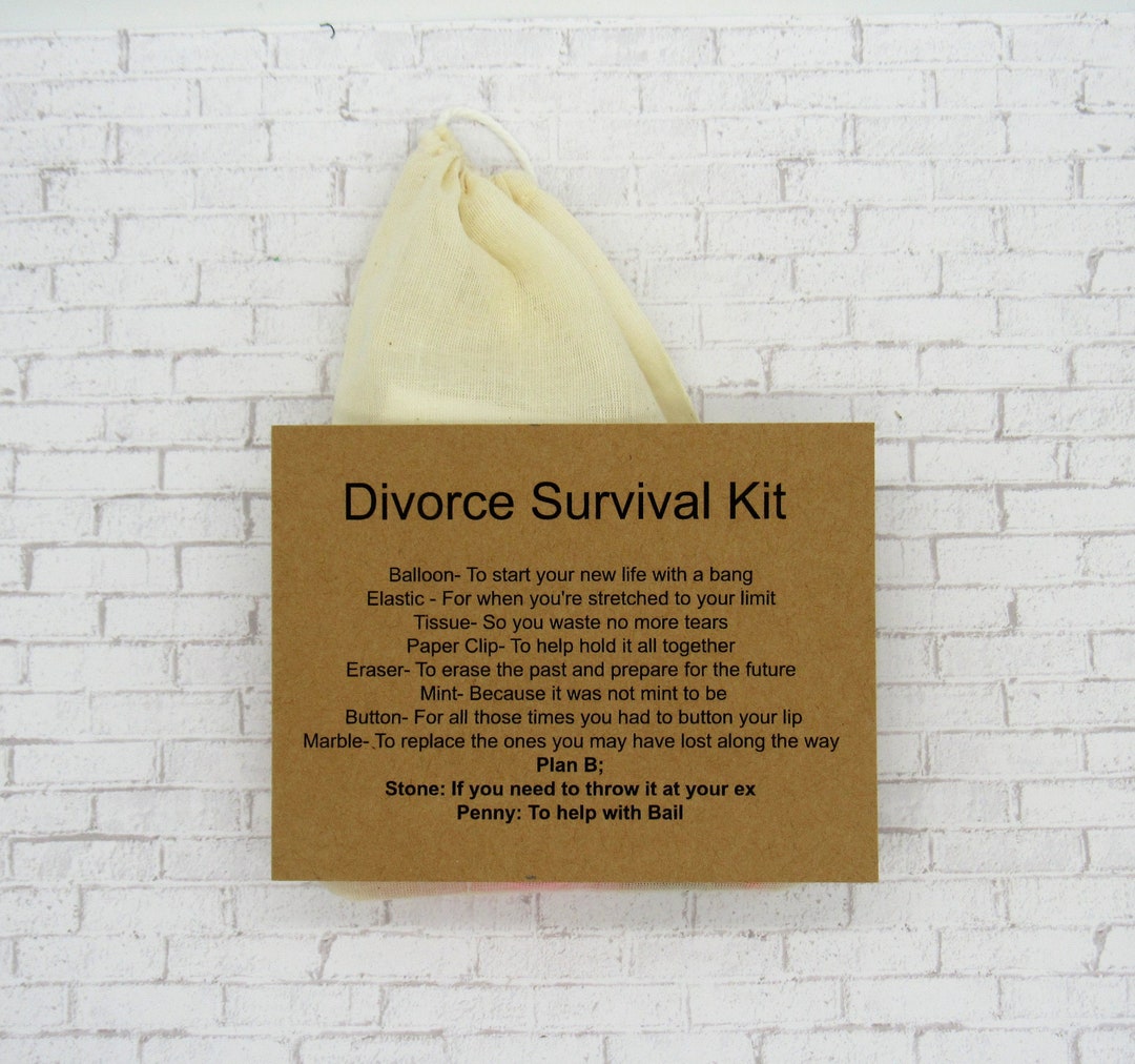 Divorce Gift, Breakup Survival Kit, Break up Gift, Divorce Survival Kit ...