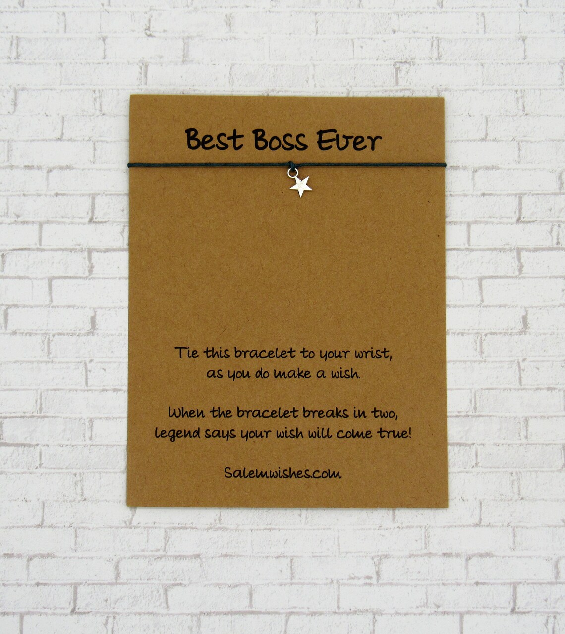 Gift for Co-worker Wish Bracelet Colleague Thank You Gift - Etsy