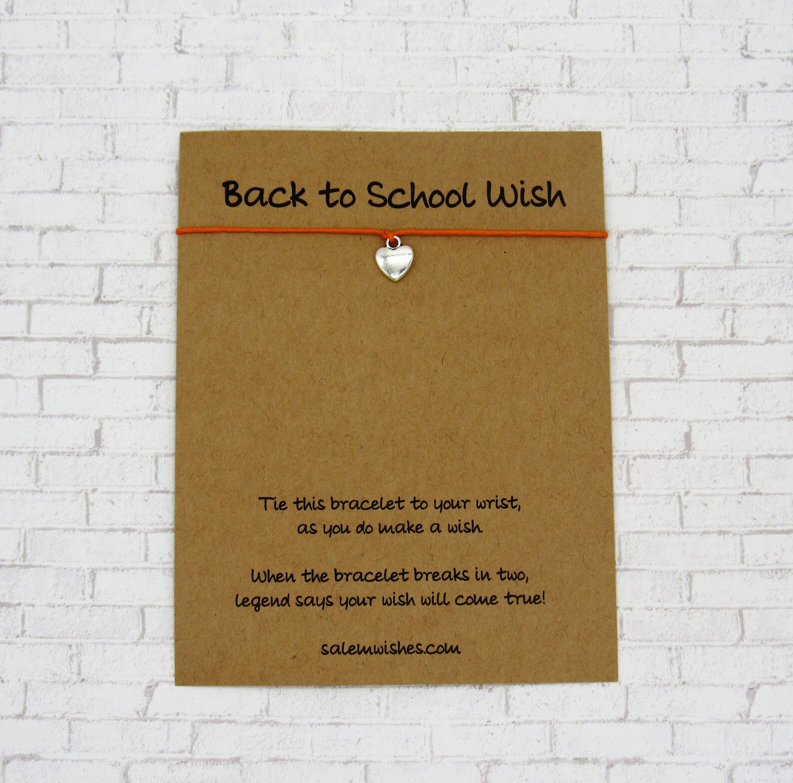 Personalized First Day of School Gift Back to School Wish - Etsy