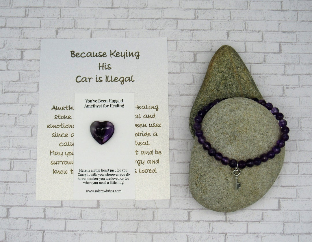 Gift for Break Up, Break up Bracelet, Healing Amethyst, End of ...