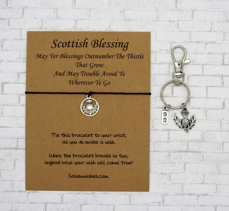 Scottish Gift Set, Scottish Blessing, Scottish Thistle , Scottish ...