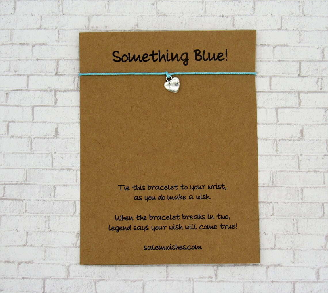 Something Blue Bracelet Gift for the bride Something Blue | Etsy