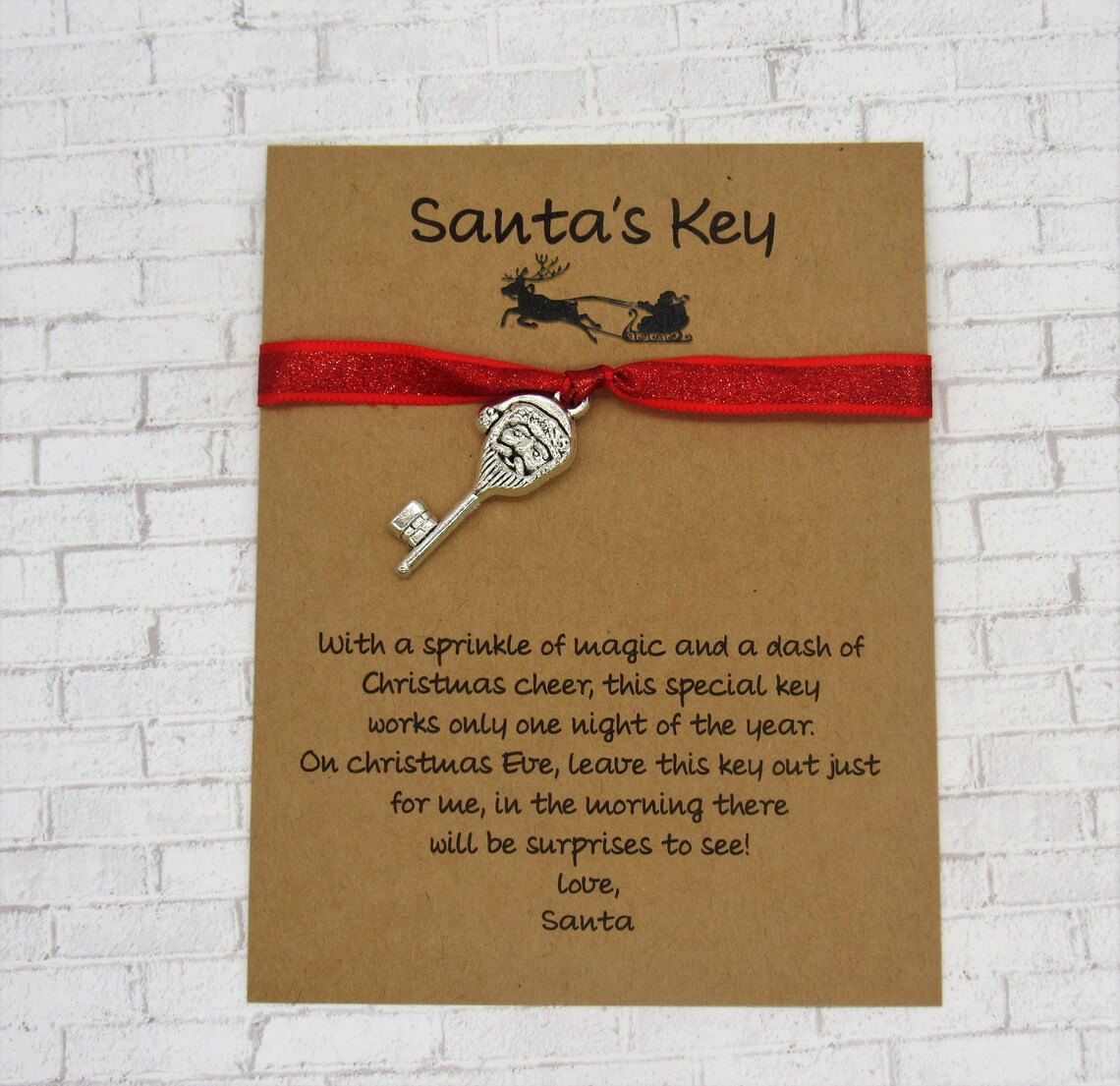 Santa's Magic Key Santa Key Christmas Eve Box Christmas | Etsy
