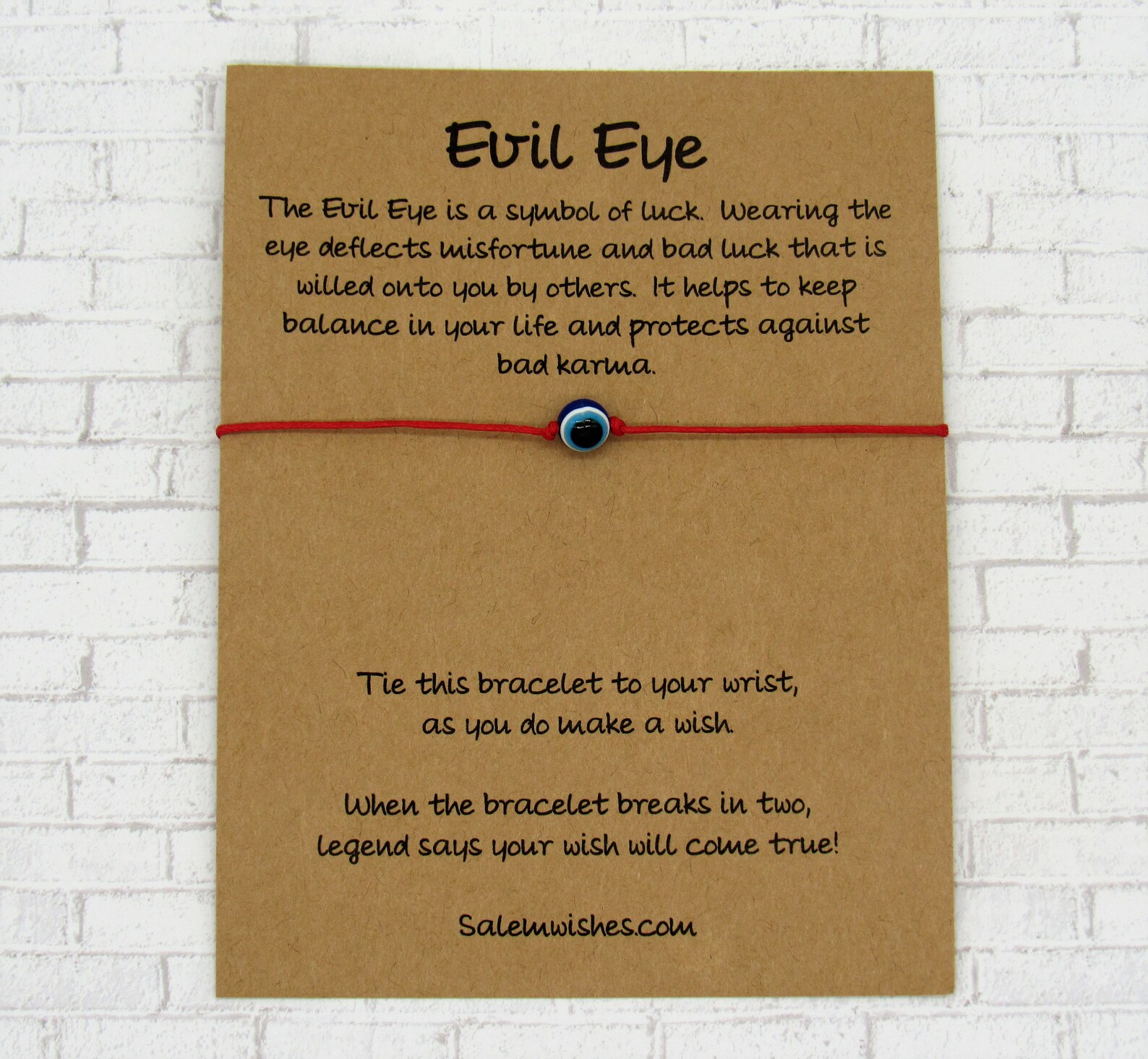 Evil Eye Wish Bracelet, Evil Eye Gift, Protection Gift, Evil Eye ...