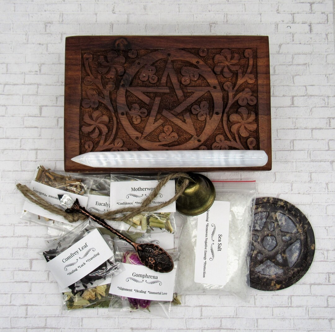 Witchcraft Kit, Apothecary Kit, Wiccan Supplies, Witch Starter Kit ...