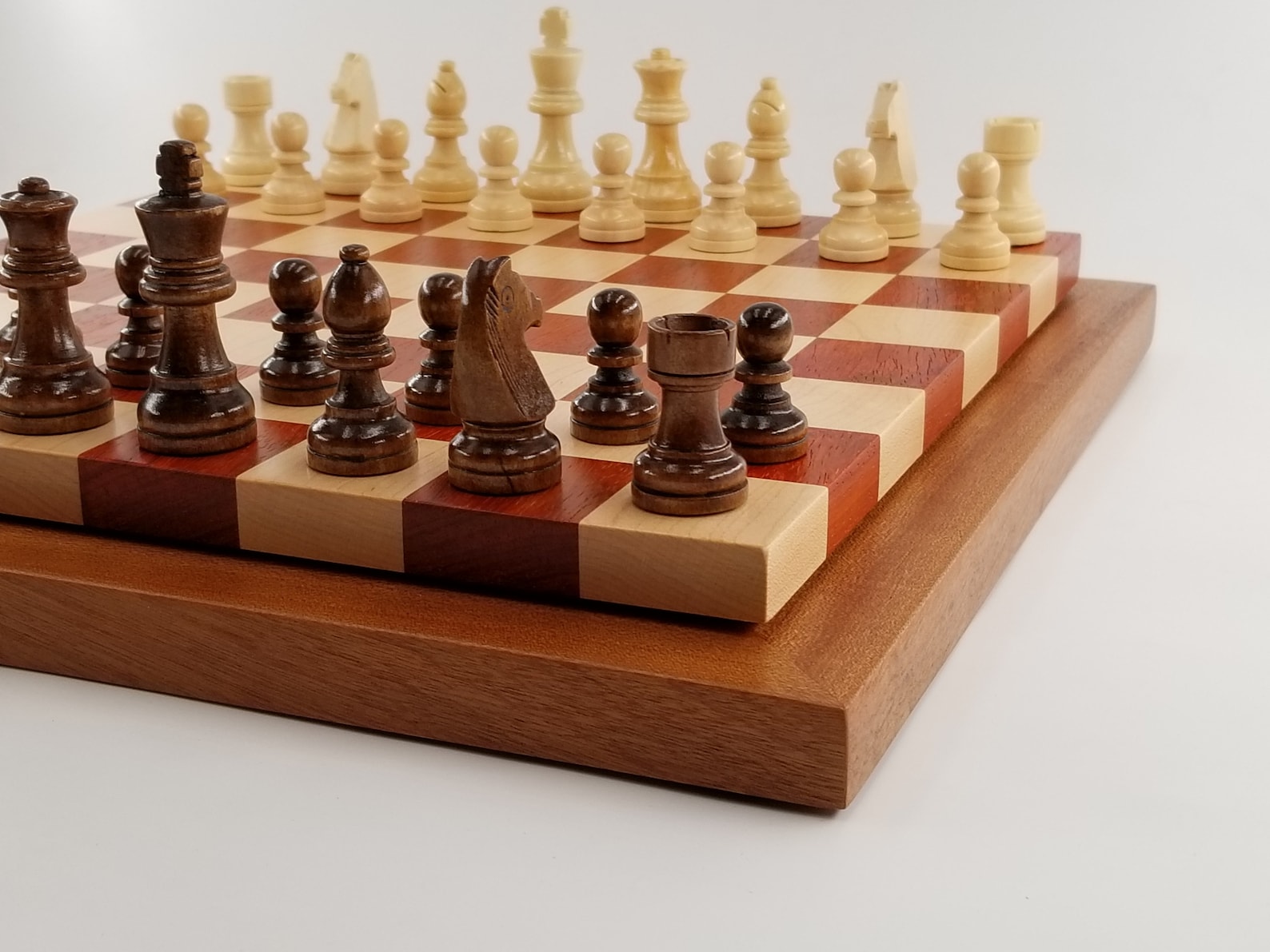 Chess Board Set Wood Chess Board Game Gift Personalized | Etsy