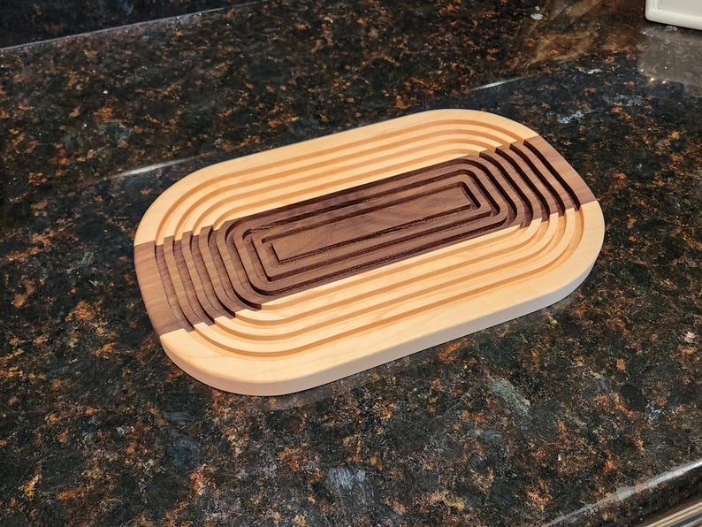 Wood Bread Slicing Crumb Tray, Grooved Cutting Board, for Bread - Etsy