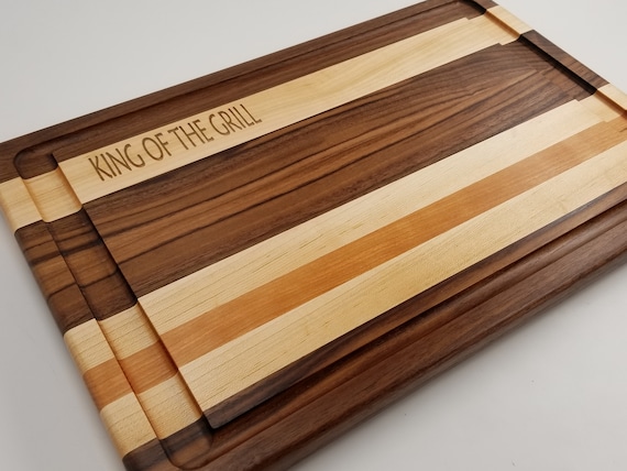 Large Wood Cutting Board Personalized Birthday Gift Fathers - Etsy