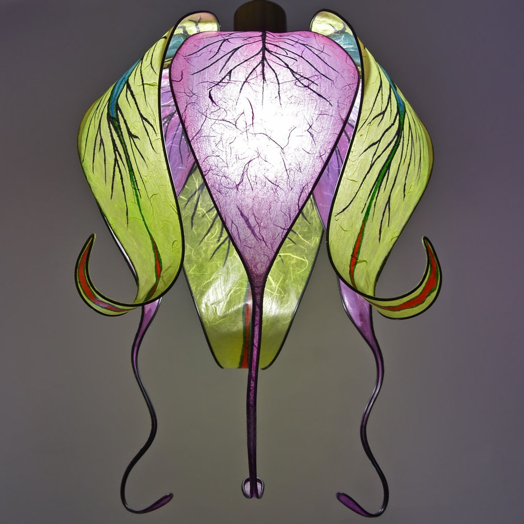 Colorful Paper Flower Lampshade | for Ceiling, Table or Floor Lamps ...