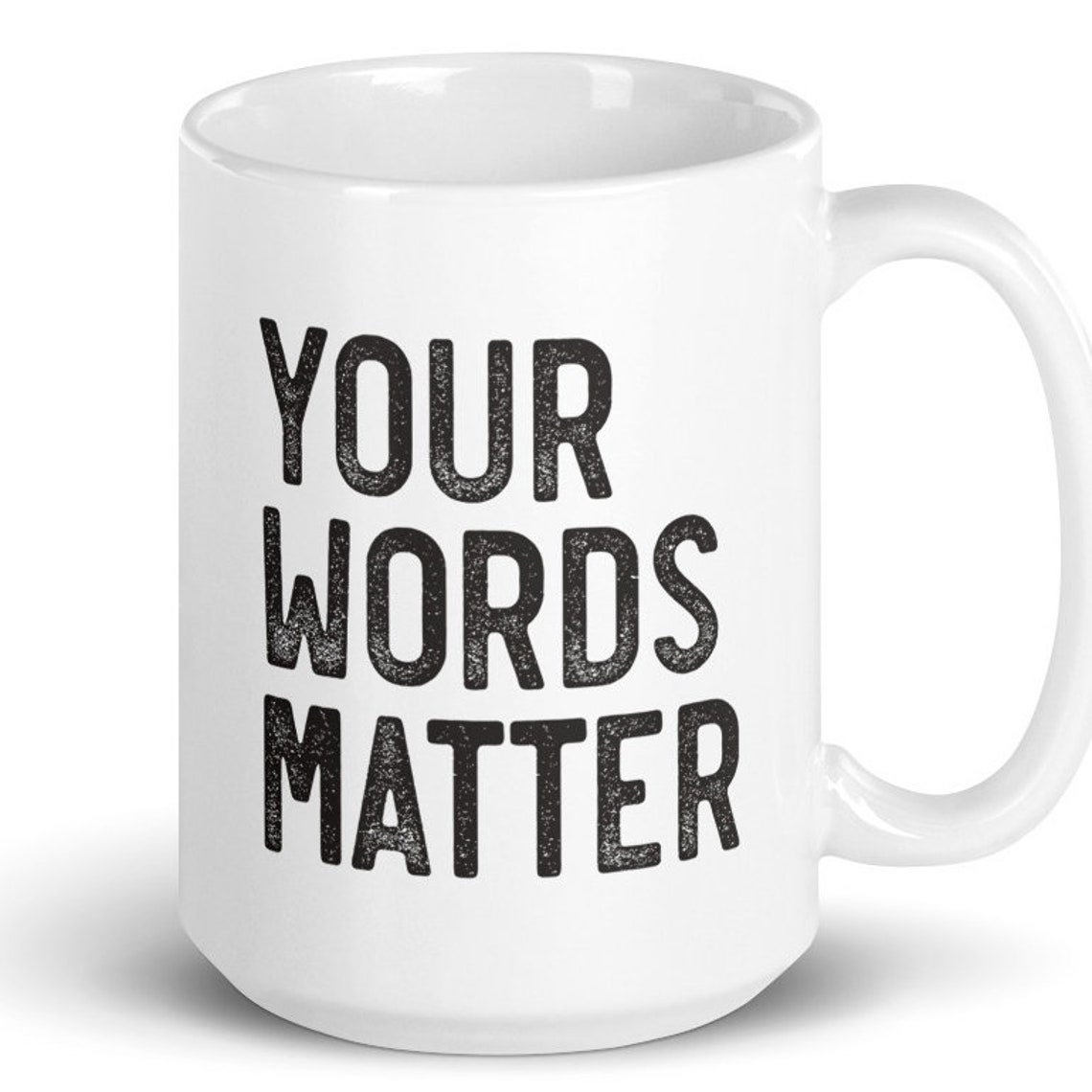Your Words Matter MUG Vwy Positive Gift Ideas Gifts for Her - Etsy